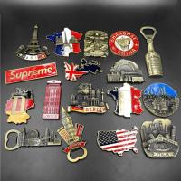 China Tourist Souvenir Tin Fridge Magnet Refrigerator Photo Magnets for sale