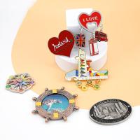 China Souvenir Fridge Magnet Gold Ferris Wheel Shaped Refrigerator Magnets for sale