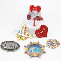 China Souvenir Fridge Magnet Gold Ferris Wheel Shaped Refrigerator Magnets for sale