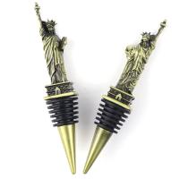 China Custom Animal Metal Wine Stopper Zinc Alloy Vacuum Wine Cork Stopper for sale