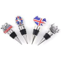 China Metal Vacuum Wine Bottle Stopper Stainless Steel Personalized Casting for sale