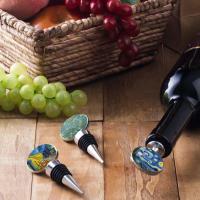 China Stainless Steel Wine Bottle Stoppers Custom Logo Sustainable For Gifts for sale