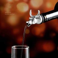 China Custom Animal Liquor Pour Spout Stainless Steel Alcohol Bottle Speed Pourer for sale