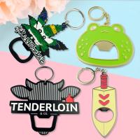 China Musical Beer Opener Keychain Stainless Steel Material OEM/ODM Available for sale