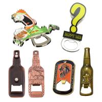 China Talking Wooden Bottle Opener Zinc Alloy Material UV Printing Type for sale