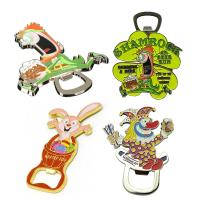 China Talking Wooden Bottle Opener Zinc Alloy Material UV Printing Type for sale