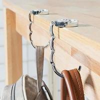China Zinc Alloy Women'S Bag Hangers Foldable Purse Hook For Table for sale
