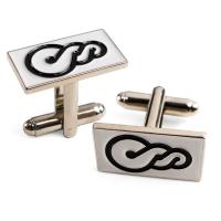 China Custom Enamel Cufflinks Brand Name Cufflinks Personalized For Groomsmen for sale