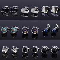 China Plain Gold Custom Cufflinks Mens Engraved Cufflinks for Wedding Gift for sale