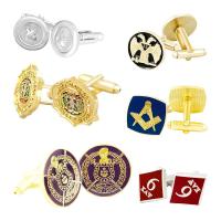 China Personalized Wedding Cufflinks Handmade Silver Engraved For Groomsmen for sale