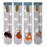 China Enamel Metal Custom Bookmark Engraved Personalized For Kids for sale