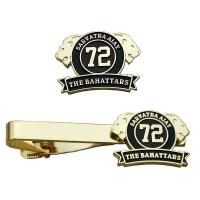 China Custom Cufflink Tie Clips Set Soft Enamel Color For Men'S Suit Shirt for sale