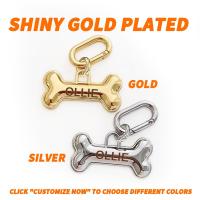 China Brass Dog Tags Pet Engraved Id Tags Double Sided Deep Engraved for sale