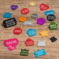 China Stainless Steel Engravable Dog Tags Metal Dog Name Tags Engraved for sale