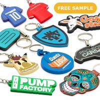 China Custom Soft Pvc Rubber Keychain Silicone Rubber Plastic Key Chains for sale