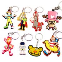 China Custom Soft Pvc Rubber Keychain Silicone Rubber Plastic Key Chains for sale