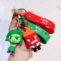 China Custom Pvc Keyring 3D Doll Soft Rubber Anime Car Bag Pendant Keychain for sale