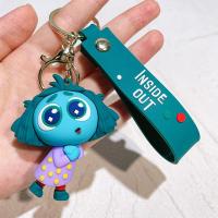 China Custom Pvc Keyring 3D Doll Soft Rubber Anime Car Bag Pendant Keychain for sale