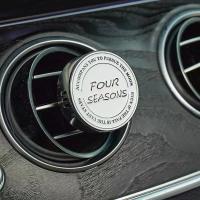 China Zinc Alloy Car Air Fresheners Car Perfume Diffuser With Laser Engraving Logo for sale