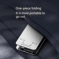 China Aluminum Desktop Phone Stand Foldable Universal Mobile Phone Holder 3.7mm for sale
