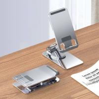 China Aluminum Desktop Phone Stand Foldable Universal Mobile Phone Holder 3.7mm for sale