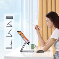 China Universal Cell Phone Stand Foldable Aluminum Alloy Table Stand OEM Available for sale