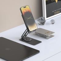 China Metal Desktop Cell Phone Stand Holder Foldable Adjustable for sale