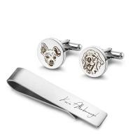 China Stainless Steel Tie Bar Skinny Tie Clip Bar Brass Tie Clip Cufflinks Tie Clip for sale