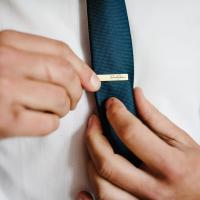 China Stainless Steel Tie Bar Skinny Tie Clip Bar Brass Tie Clip Cufflinks Tie Clip for sale