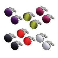 China Cuff Links Set Custom Monogram Mens Red Wedding Gift Cufflinks for sale