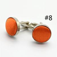 China Cuff Links Set Custom Monogram Mens Red Wedding Gift Cufflinks for sale