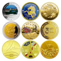 China Commemorative Souvenir Gold Silver Brass Coin Customize 3D Metal Challenge Coin for sale