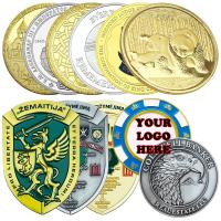 China Commemorative Souvenir Gold Silver Brass Coin Customize 3D Metal Challenge Coin for sale