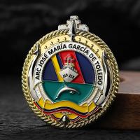 China Zinc Alloy Challenge Coin Custom 2d 3D Gold Double Enamel Logo Souvenir Coin for sale