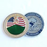 China Custom Logo Challenge Coins Coin Metal Antique Brass Zinc Alloy Custom challenge coin for sale