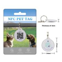 China Personalized Editable Tag Upgraded Custom NFC Blank Pet Tracking Epoxy NFC Tags for sale
