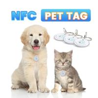 China Personalized Editable Tag Upgraded Custom NFC Blank Pet Tracking Epoxy NFC Tags for sale