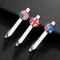 China Men Tie Bar Pin 287 Country Flag Design Personalized Tie Clip With Customized Logo for sale