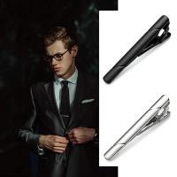China Colors Regular Necktie Clamp Wedding Business Tie Pin Clip Gold Silver Tie Clips For Men for sale