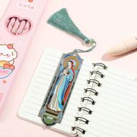 China Europe and the United States Oil Painting Style Metal Tassel for Bookmark Custom for sale