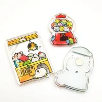 China Custom Printed Acrylic Magnet Personalized Clear Acrylic Anime Fridge Magnet for sale
