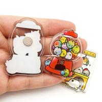 China Custom Printed Acrylic Magnet Personalized Clear Acrylic Anime Fridge Magnet for sale