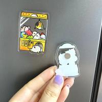 China Custom Printed Acrylic Magnet Personalized Clear Acrylic Anime Fridge Magnet for sale