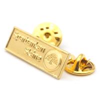 China Custom Metal Logo Badges 3d Metal Gold Lapel Pin Badge For Kids for sale