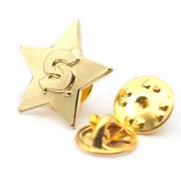 China Custom Metal Logo Badges 3d Metal Gold Lapel Pin Badge For Kids for sale