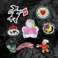 China Custom Metal Epoxy Enamel Pin Lapel Pin Companies Logos Souvenir Name Tag Badge Pins For Suit Men for sale