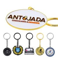 China Metal Soft Hard Enamel Keychains Keychain Custom Logo 3D 2D Keyrings Keychain for sale