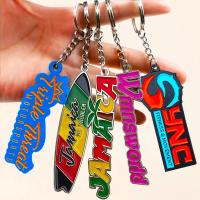 China Key Chain Custom Company Brand 2D 3D Logo Soft Hard Enamel Shaped Metal Keychain for sale