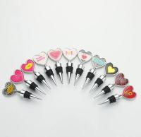 China Custom Metal Wine Stoppers Silicone Rubber Christmas Wine Bottle Stopper for sale