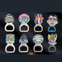 China Custom Various Magnetic Metal Paint Bottle Opener Beer Bottle Opener for sale